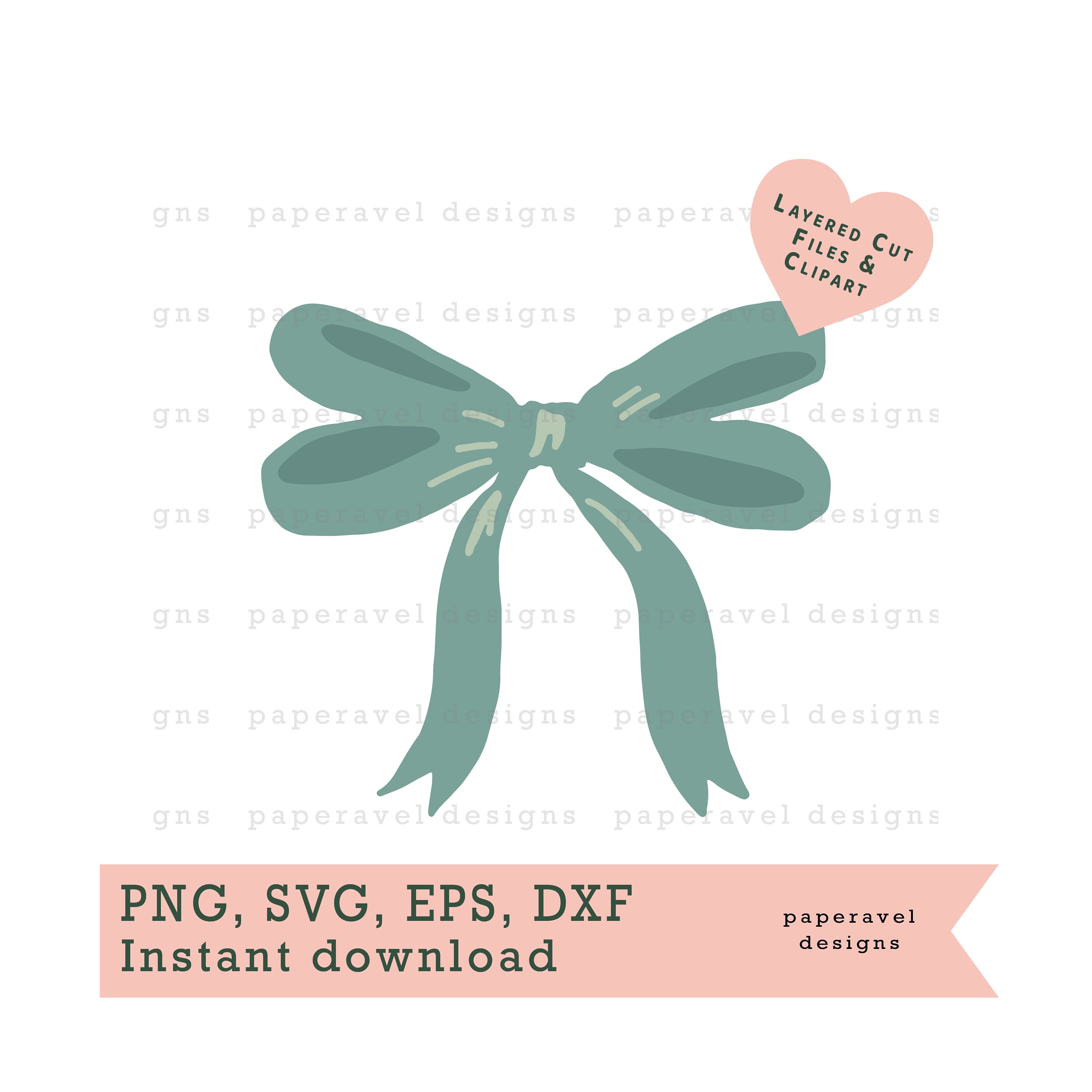 Ribbon Svg, Ribbon Clipart, Ribbon Cut Files, Cute Ribbon Svg Cut File ...