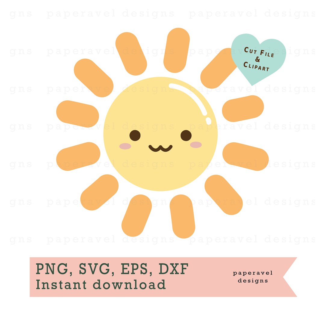 Sweet Sunshine, Smiling Sun Svg, Smiling Sun Png, Happy Sun Svg, Happy ...