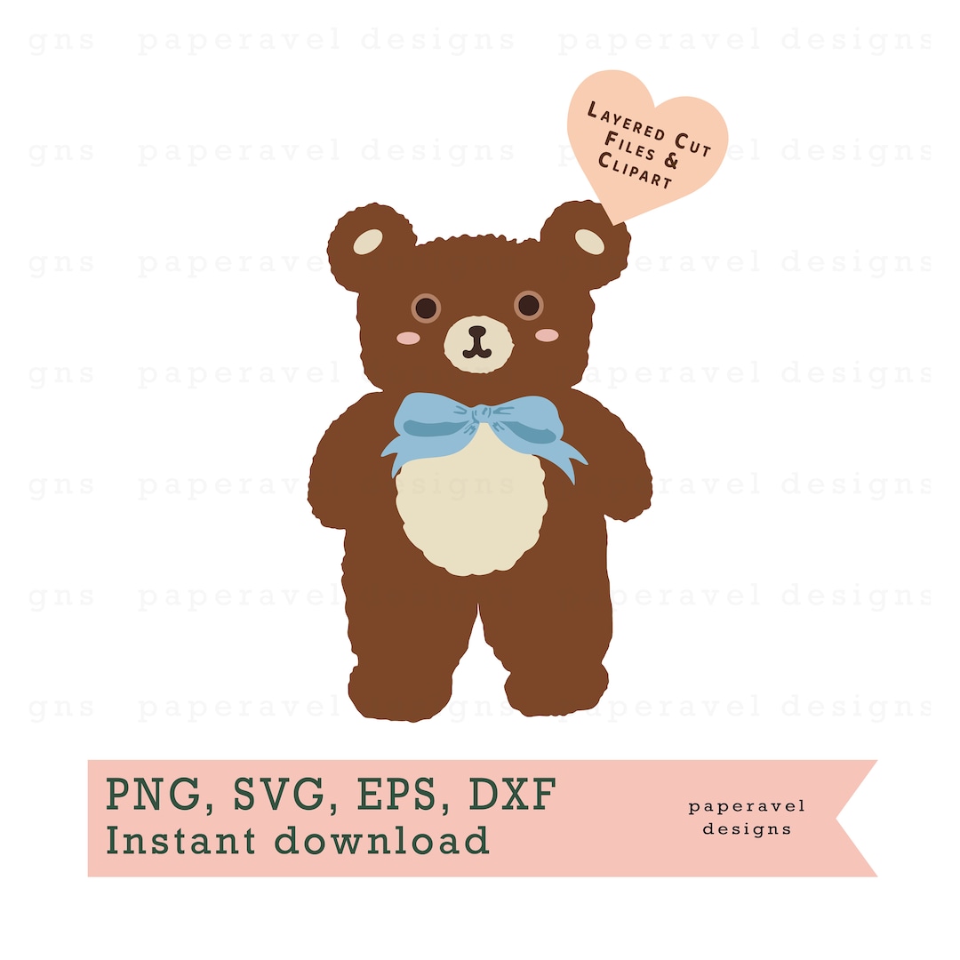 Cute Bear Svg, Cute Bear Png, Cute Bear Clipart, Baby Bear Svg, Baby ...