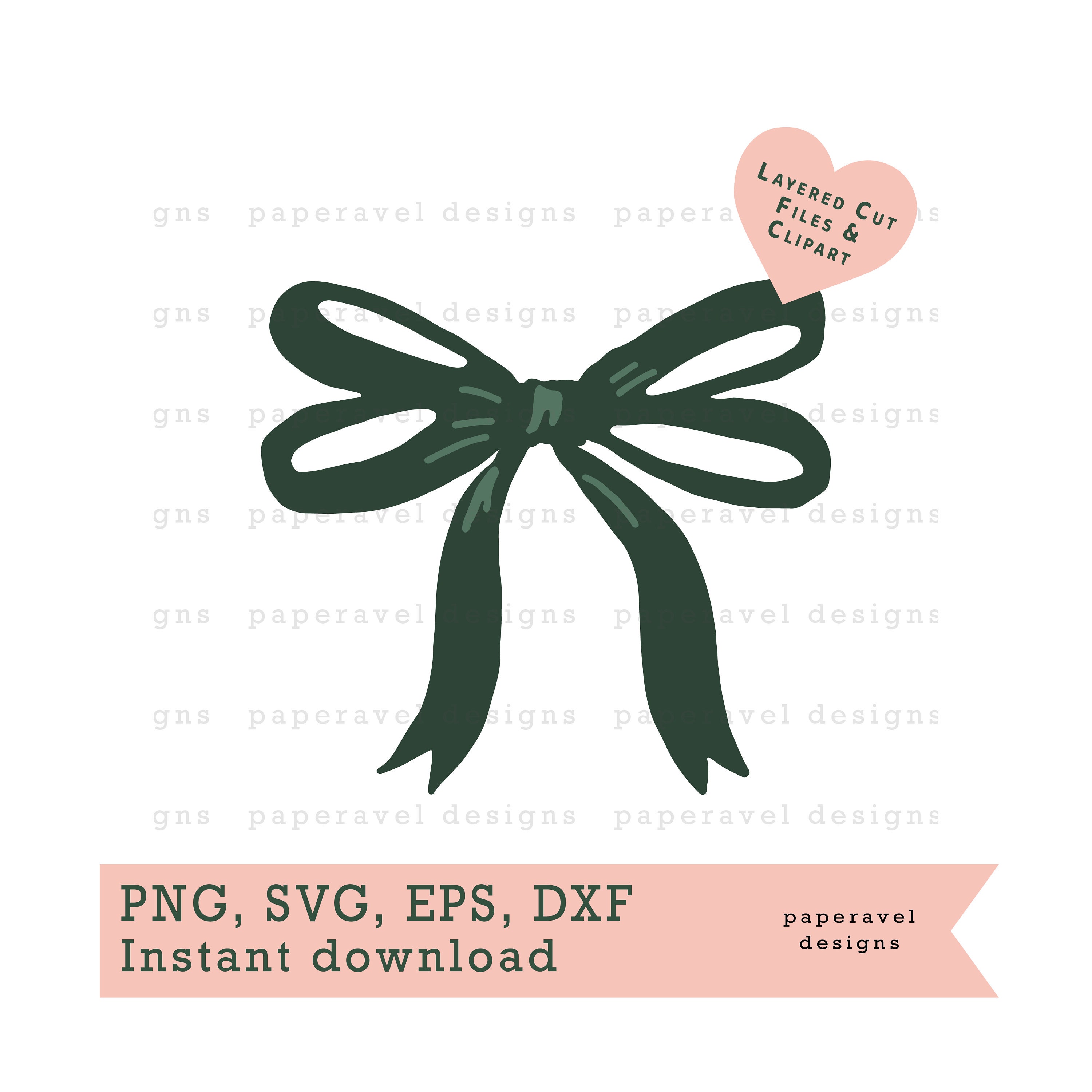 Ribbon Svg, Ribbon Clipart, Ribbon Cut Files, Cute Ribbon Svg Cut File ...
