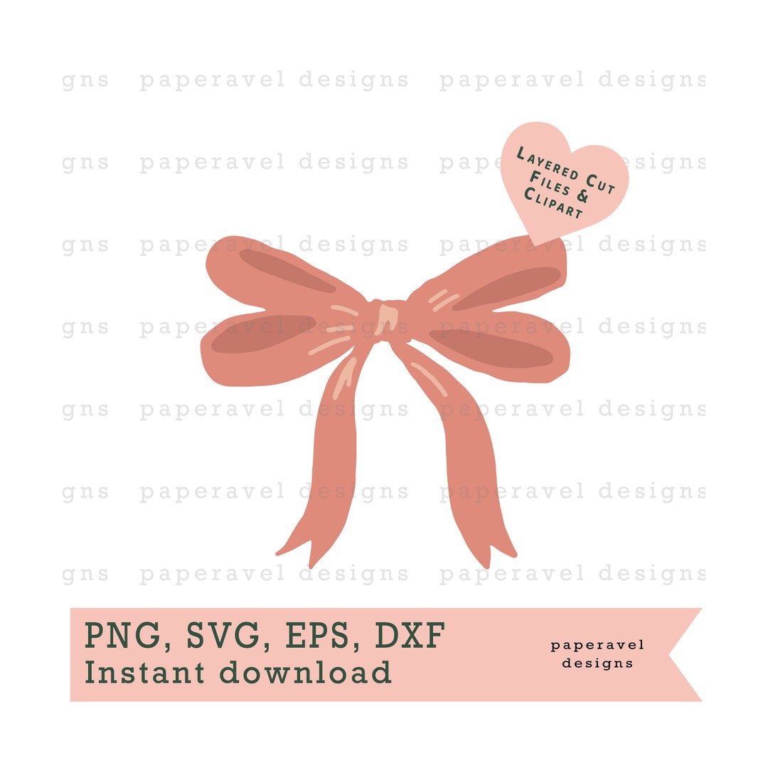 Ribbon Svg, Ribbon Clipart, Ribbon Cut Files, Cute Ribbon Svg Cut File ...