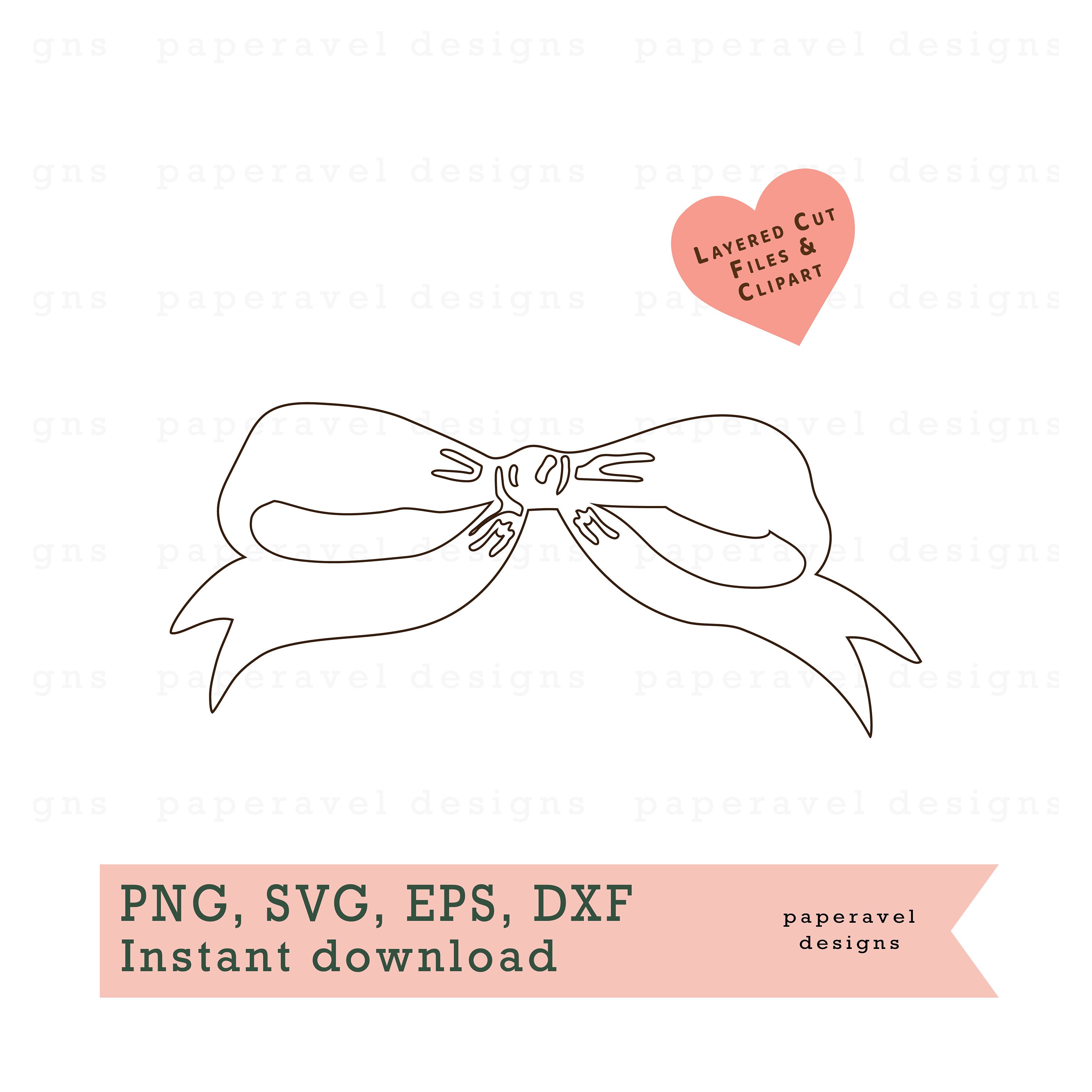 Ribbon Outline Svg, Bow Outline Svg, Ribbon Png, Ribbon Design, Ribbon ...