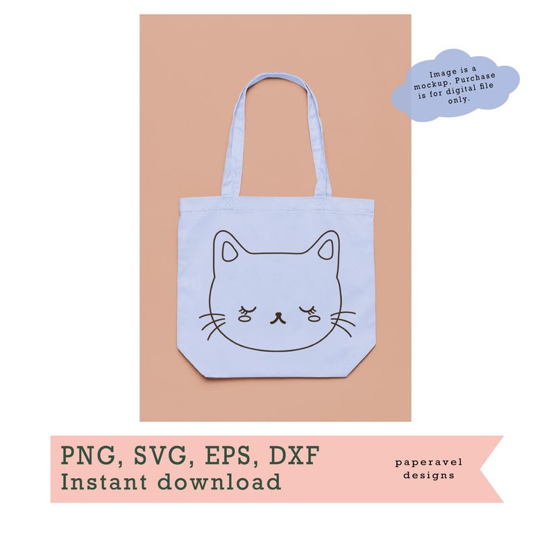 Cat Dxf File, Cat Cut File, Cat Lover Png, Cat Face Svg, Cat Face ...