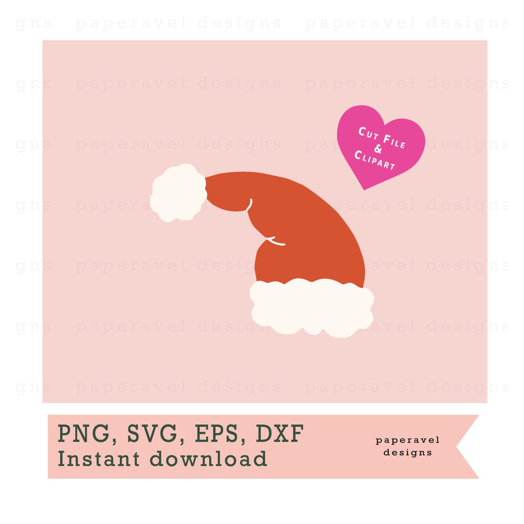 Santa Hat Svg, Christmas Santa Png, Santa Hat Clipart, Christmas Hat ...