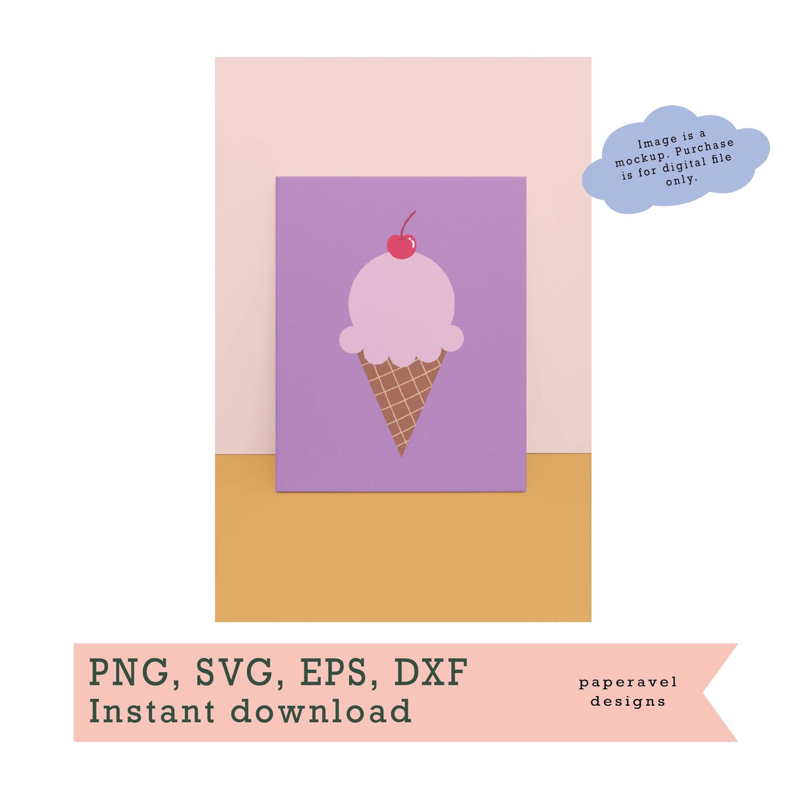 Ice Cream Svg Files, Ice Cream Cut Files, Summer Svg, Ice Cream Clipart ...