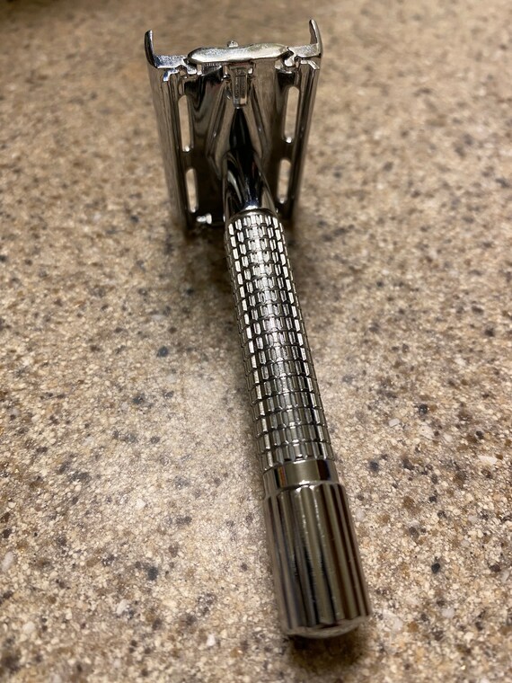 Silver Safety Razor - Etsy