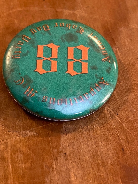 Apparitions Motor cycle club Labor Day party Pin - Gem