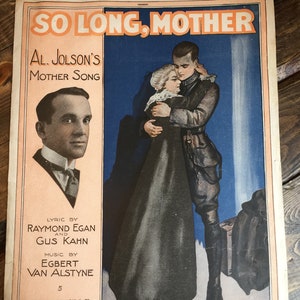 Sheet Music Fromm WW1 Era - Etsy