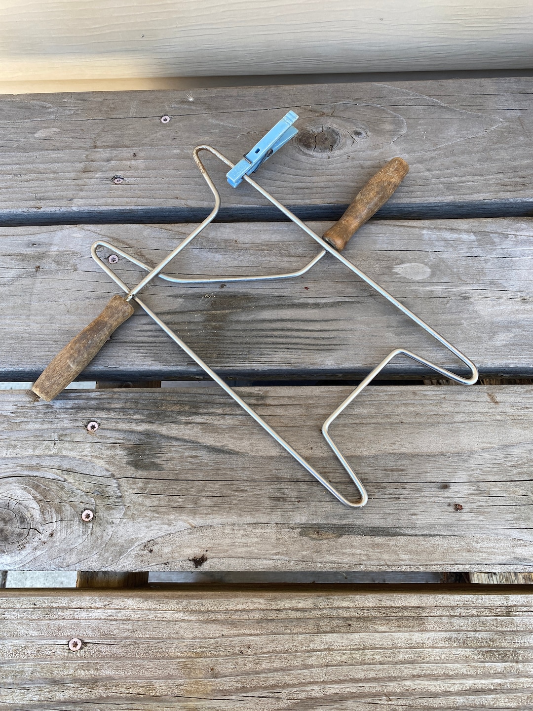 Clothesline Winder With Clothespin - Etsy