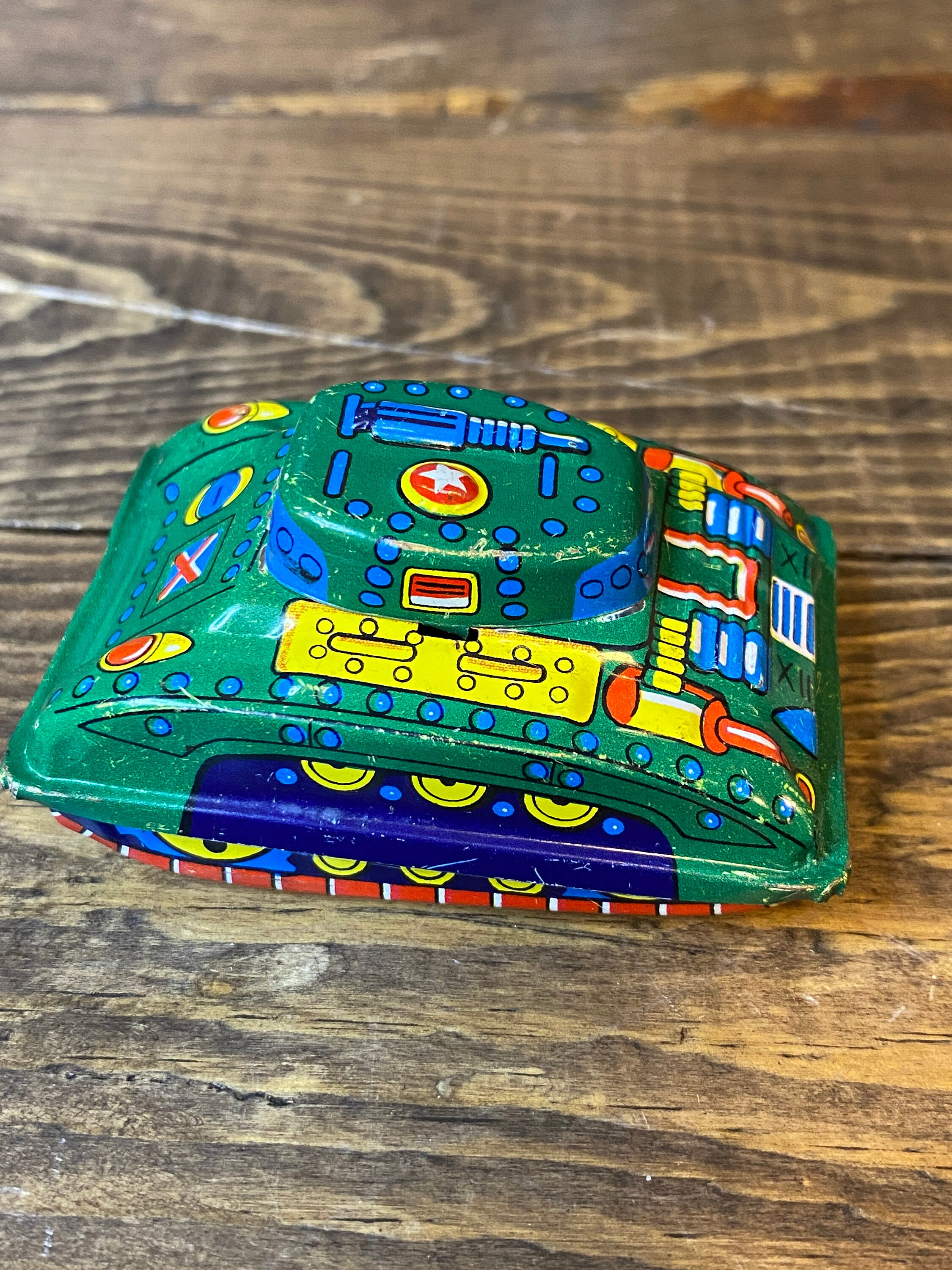 Small Japanese Tank Tin Toy - Etsy