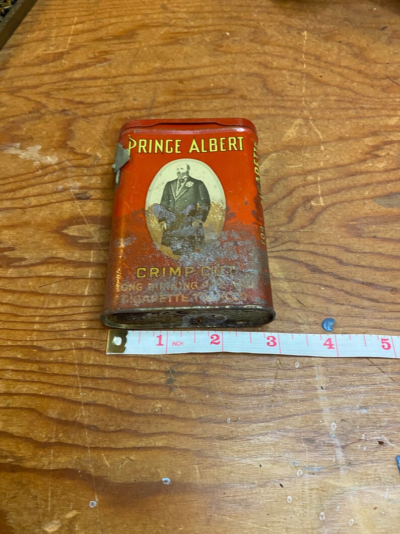 Prince Albert Tobacco Can With Flip Top Lid - Etsy