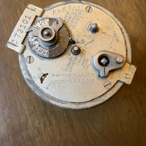 Vintage Minneapolis 8 Day 7 Jewel 77-wind Clock Furnace Timer - Etsy