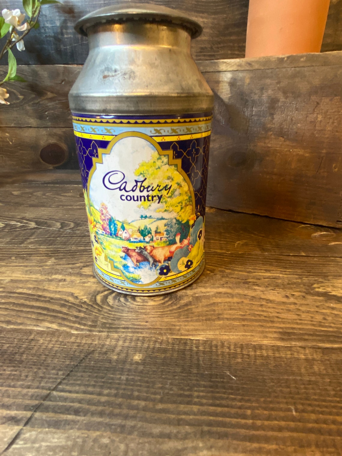 Cadbury Country Candy Tin Container - Etsy