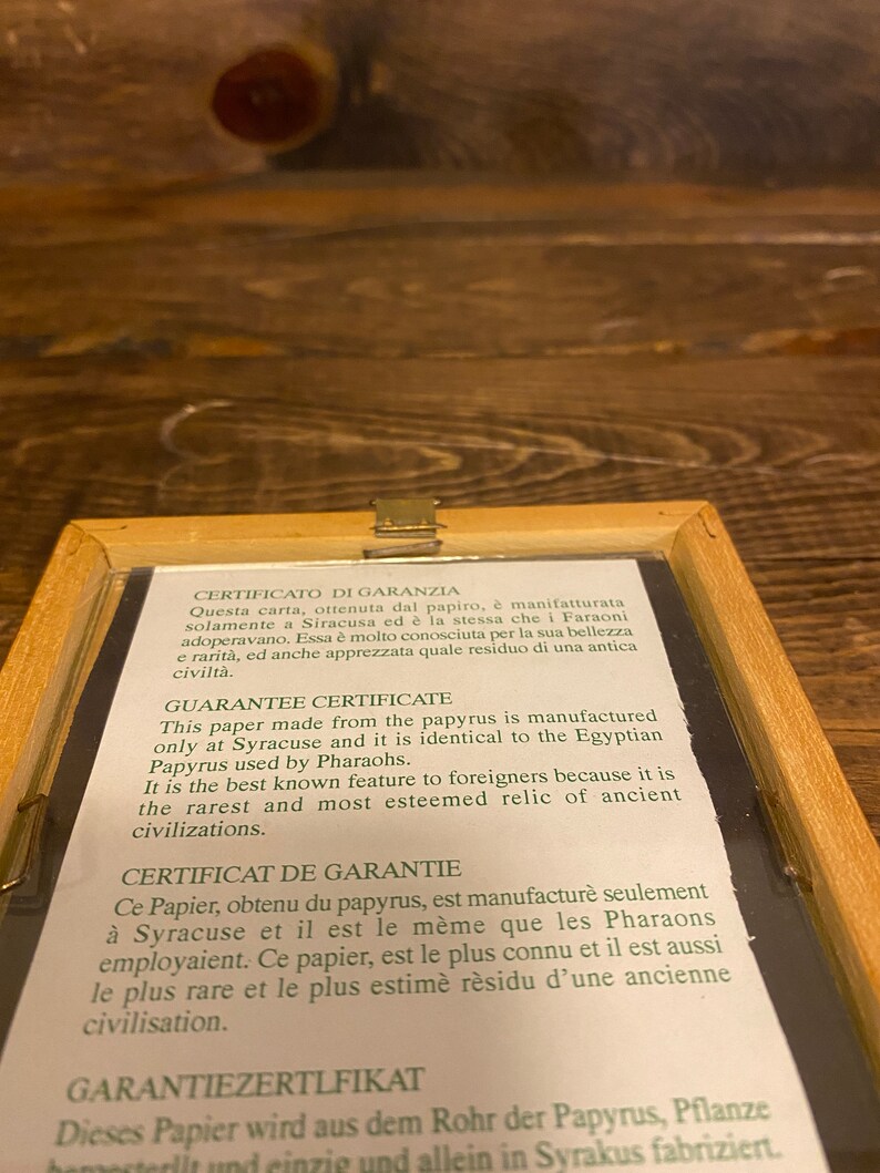 Example of Papyrus Paper With Artwork - Etsy