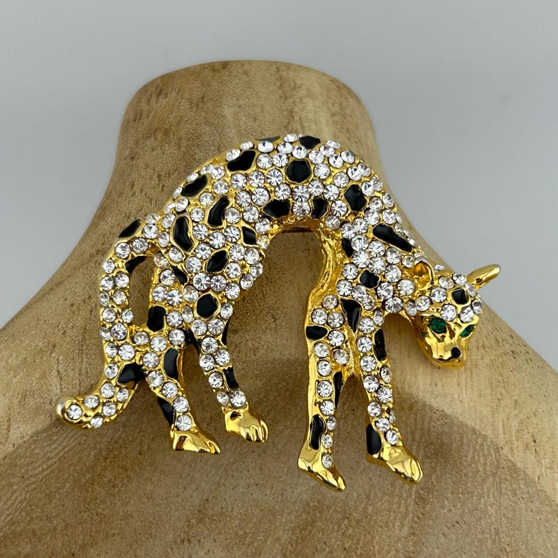 Leopard Brooch - Etsy
