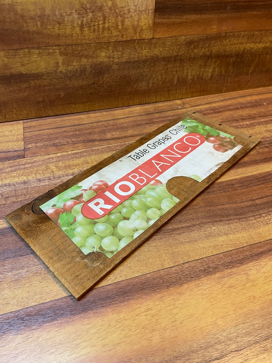 Vintage Rio Blanco Grapes Wood Crate End: Farmhouse Kitchen Decor - Etsy
