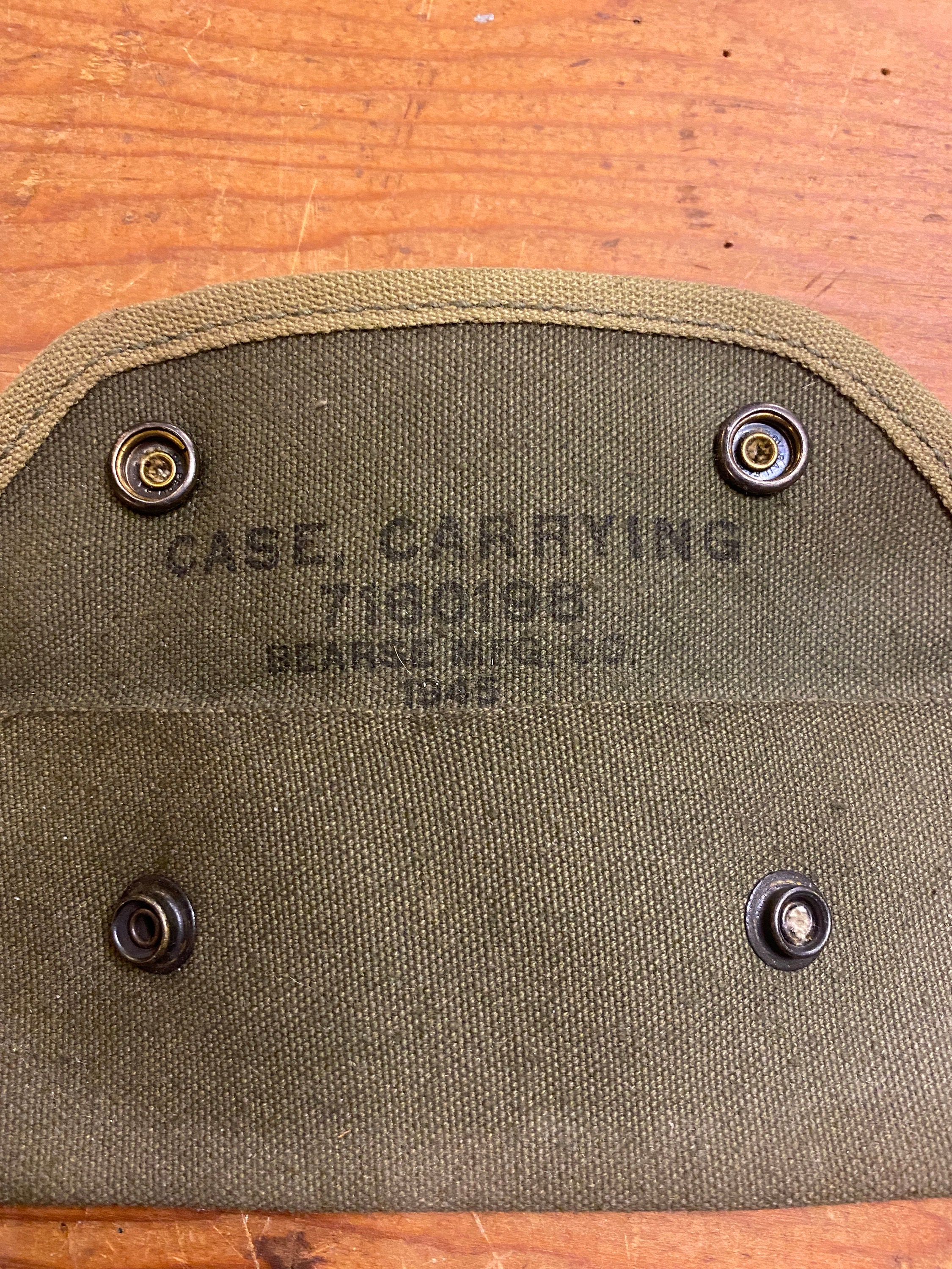 Vintage 1957 MRT Military Carrying Case - Green Canvas - Etsy