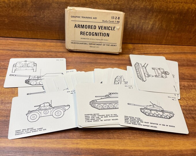 Armored Vehicle Recognition Cards in Original Case - Etsy