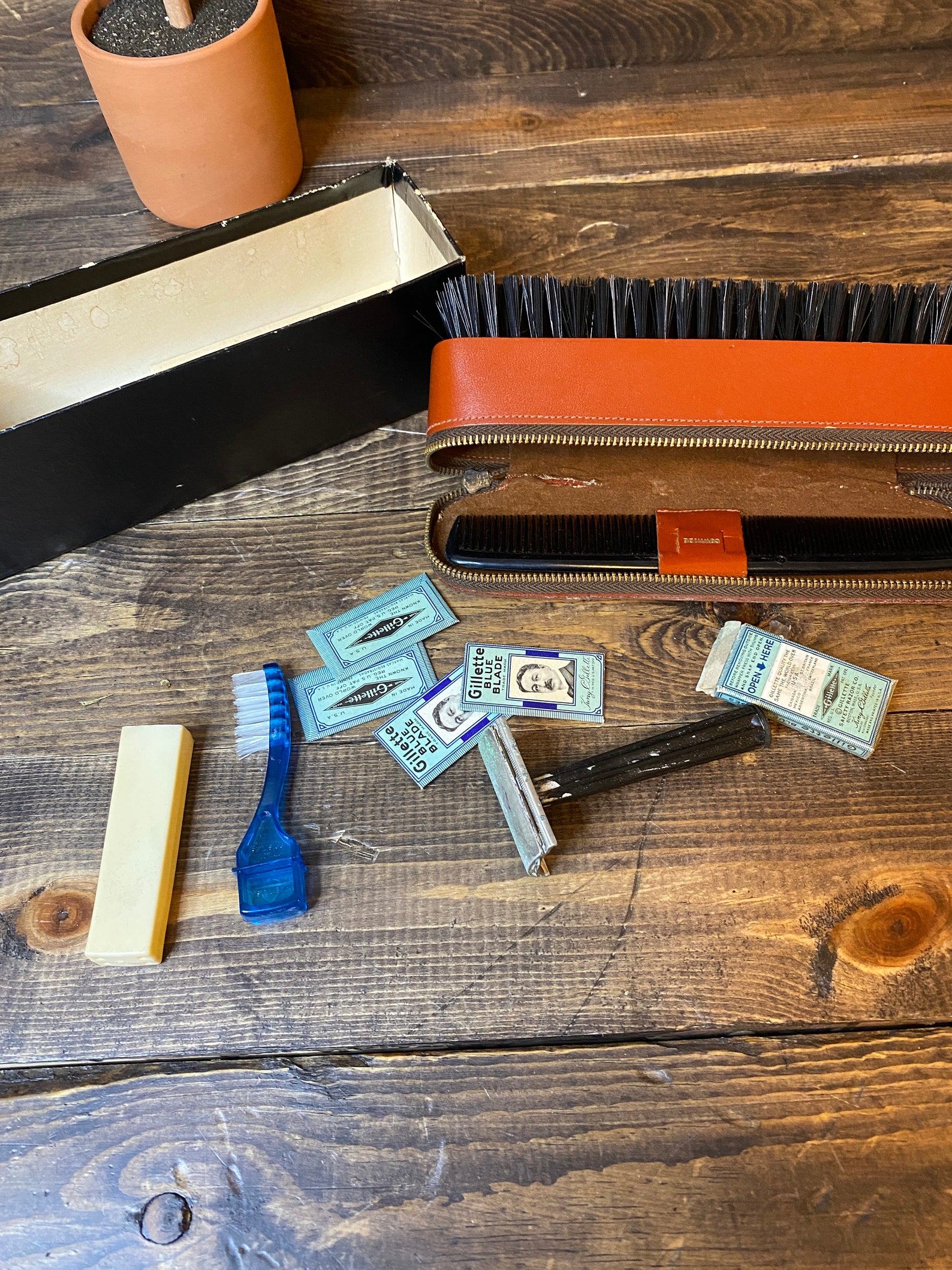 Kit de viaje compacto para hombre - Etsy España