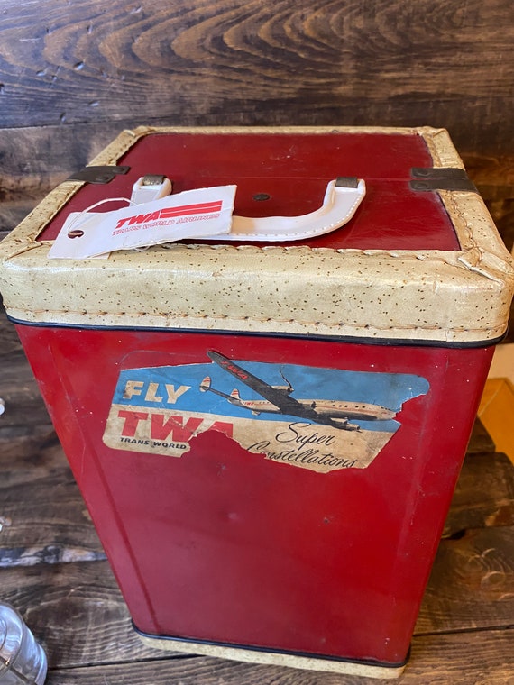 Red TWA Small Suitcase - Gem