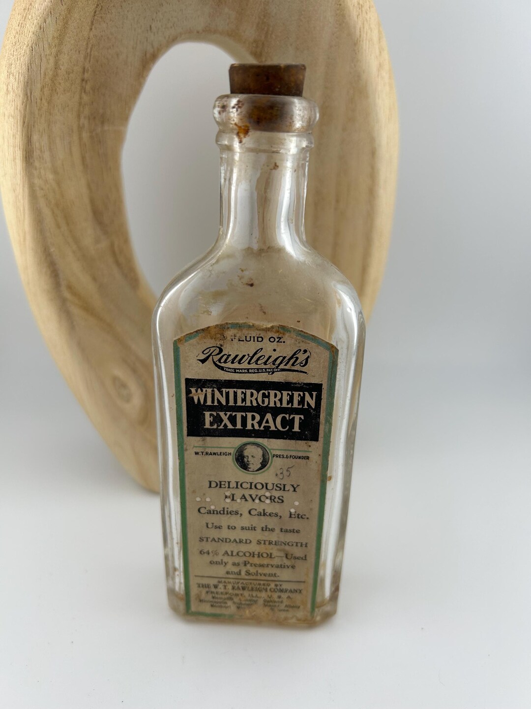 Antique Rawleigh's Wintergreen Extract Bottle - Etsy