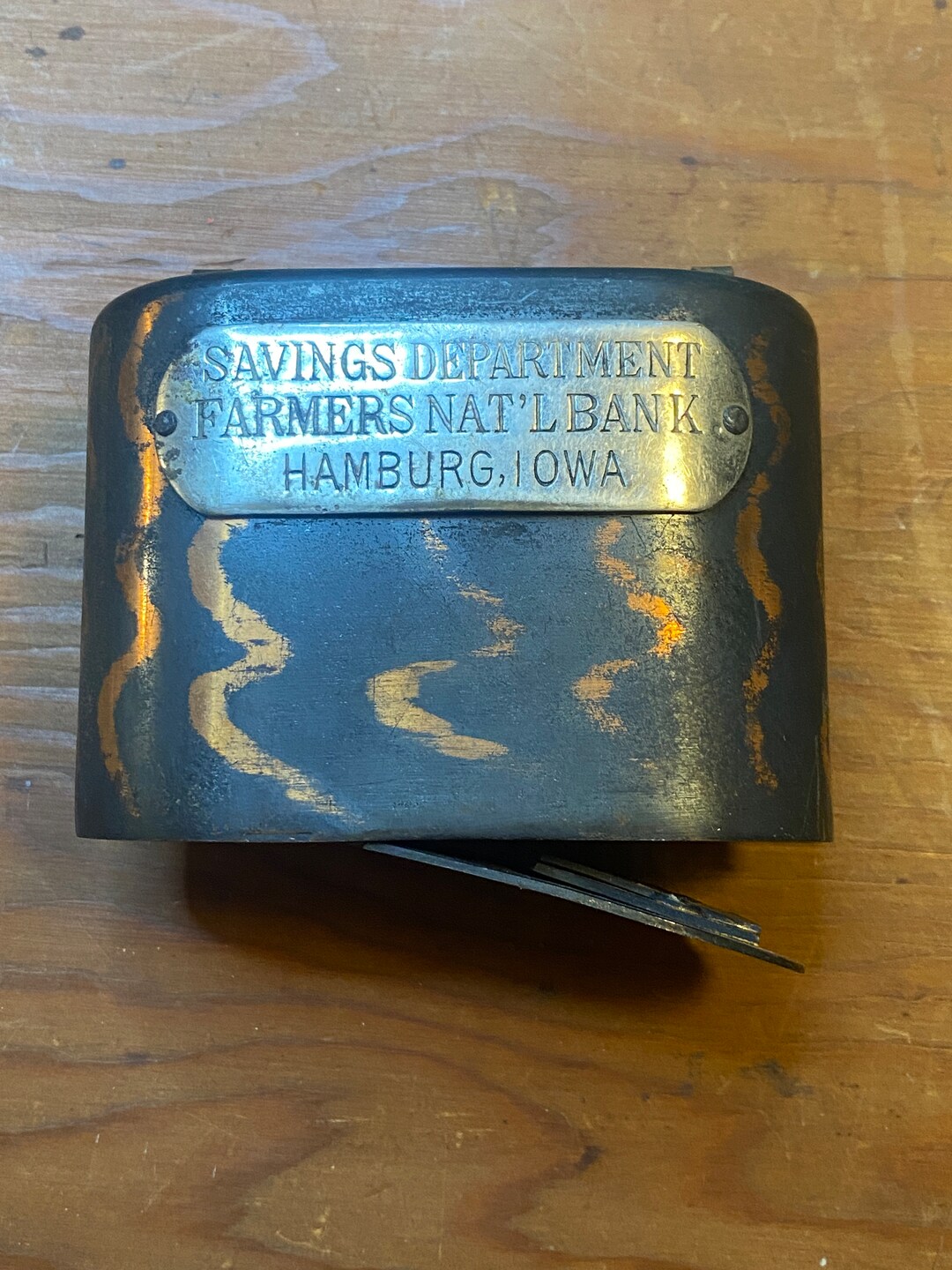 Old Heavy Coin Bank - Etsy