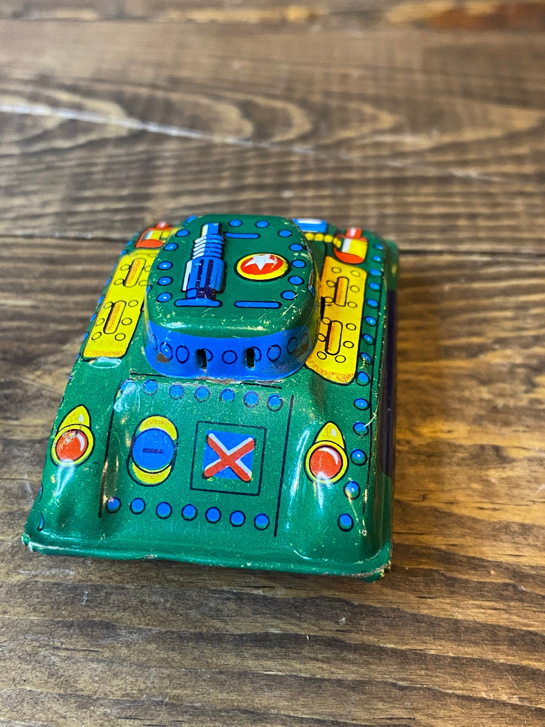 Small Japanese Tank Tin Toy - Etsy