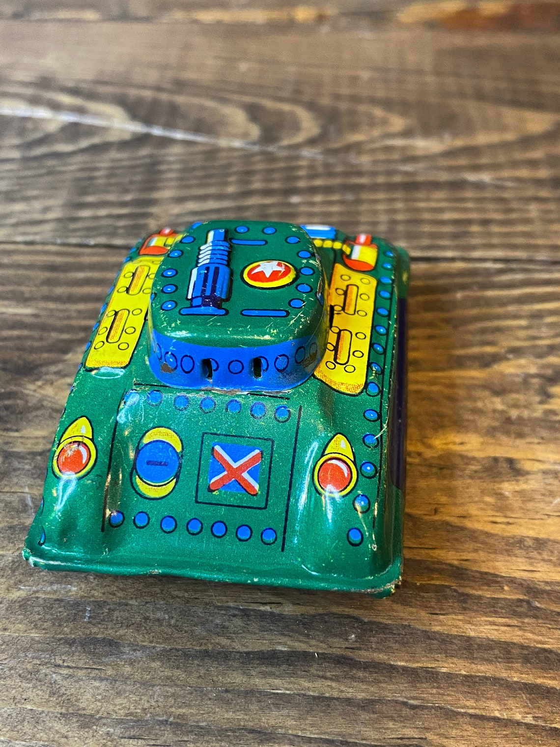Small Japanese Tank Tin Toy - Etsy