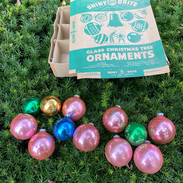 Shiny Brite Ornaments - Etsy