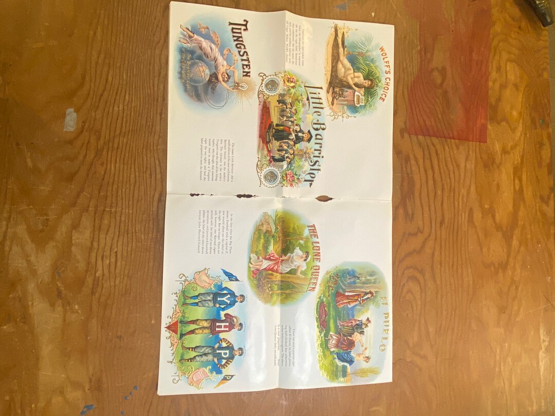 Poster Cigar Artwork Label Smoking Cigar Tobacco Smoke Art Display Man ...