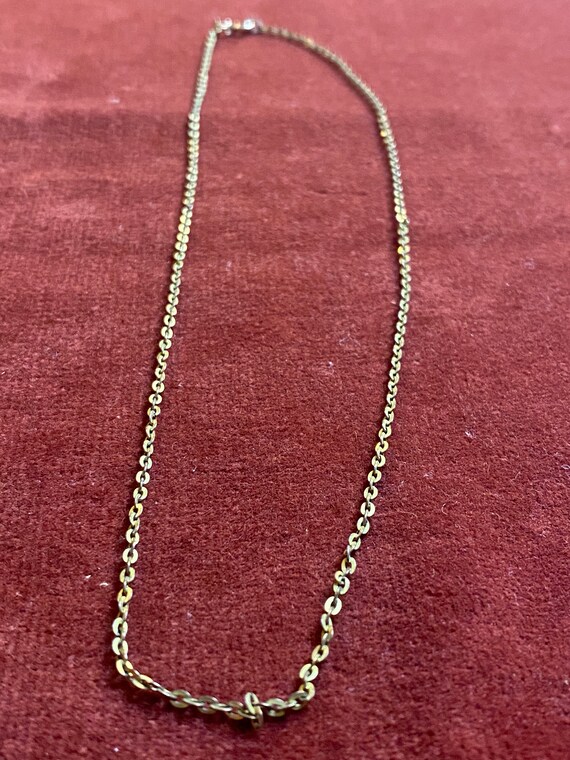 Old fashioned Gold Chain - Gem