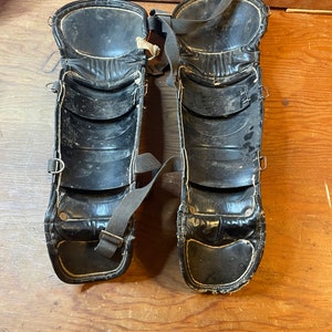 Vintage Catchers Shin Guards - Etsy
