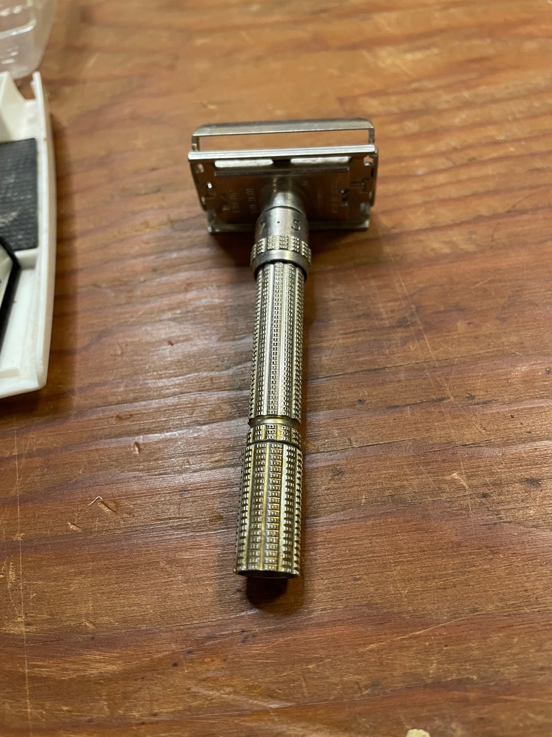 Adjustable Gillette Razor in Case With Blades -silver - Etsy