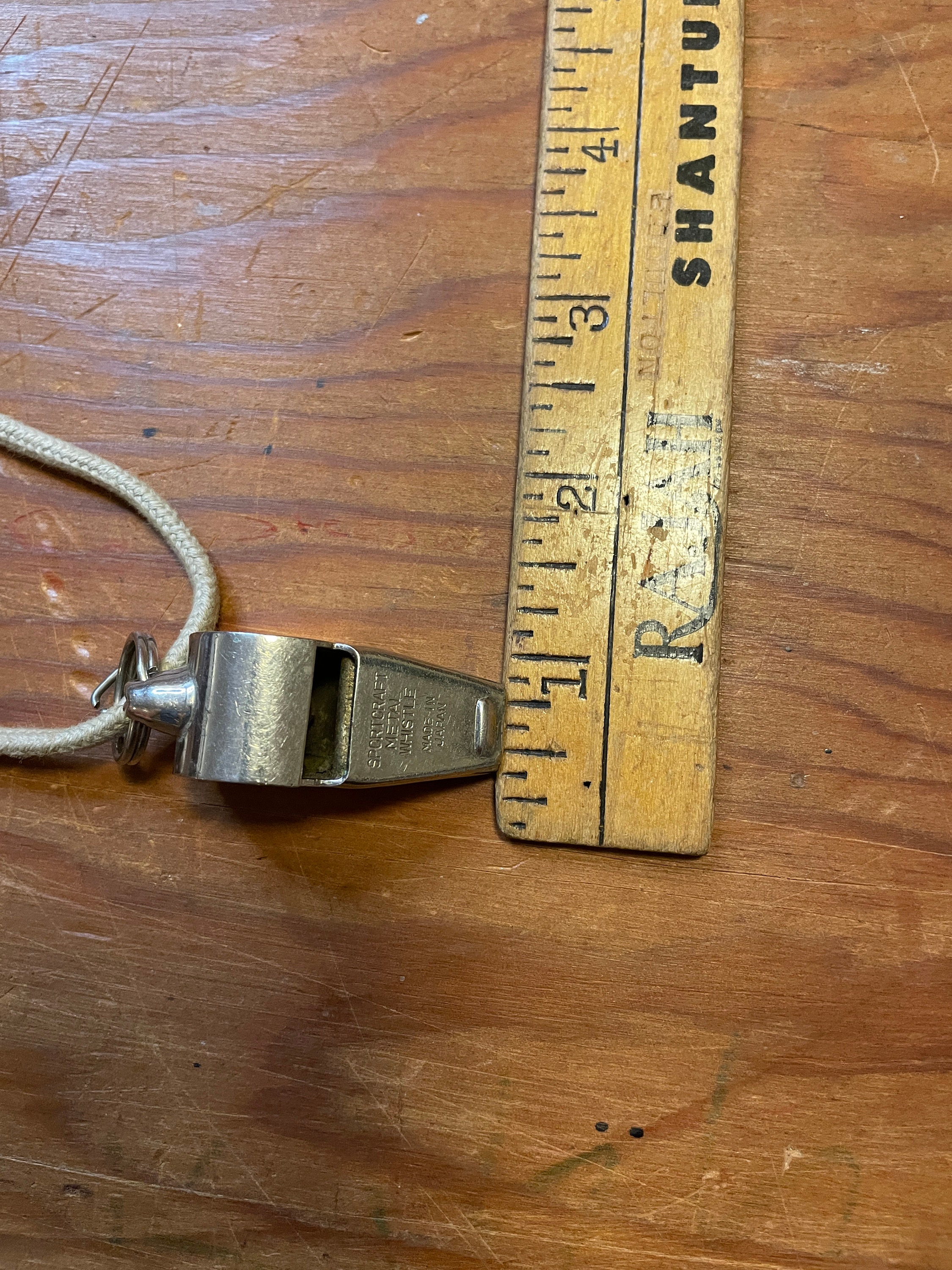 Sport Craft Metal Whistle on a String - Etsy