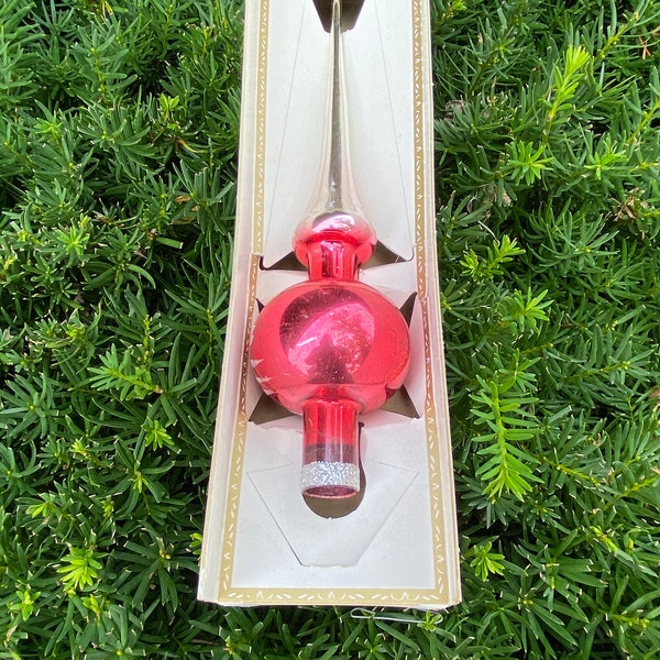 Glass Tree Topper - Etsy