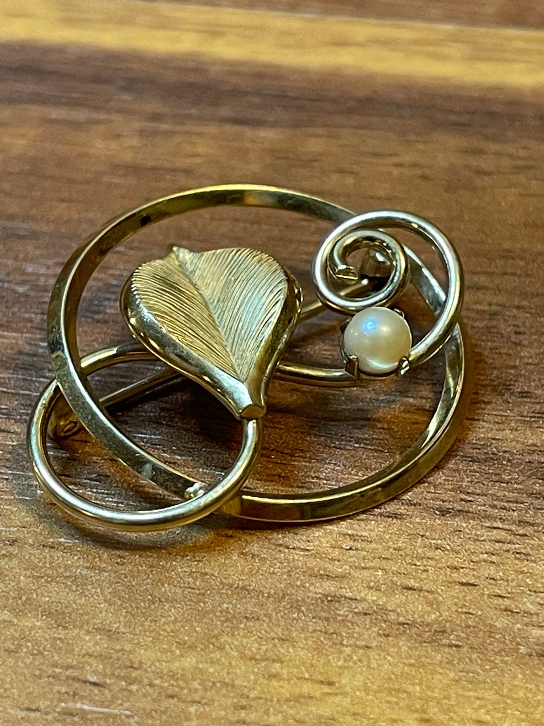 Vintage Gold Filled Brooch - Etsy