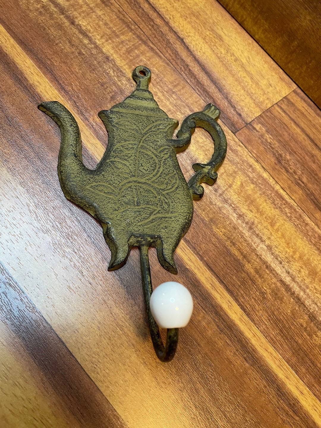 Cast Iron Teapot Kitchen Hook - Etsy