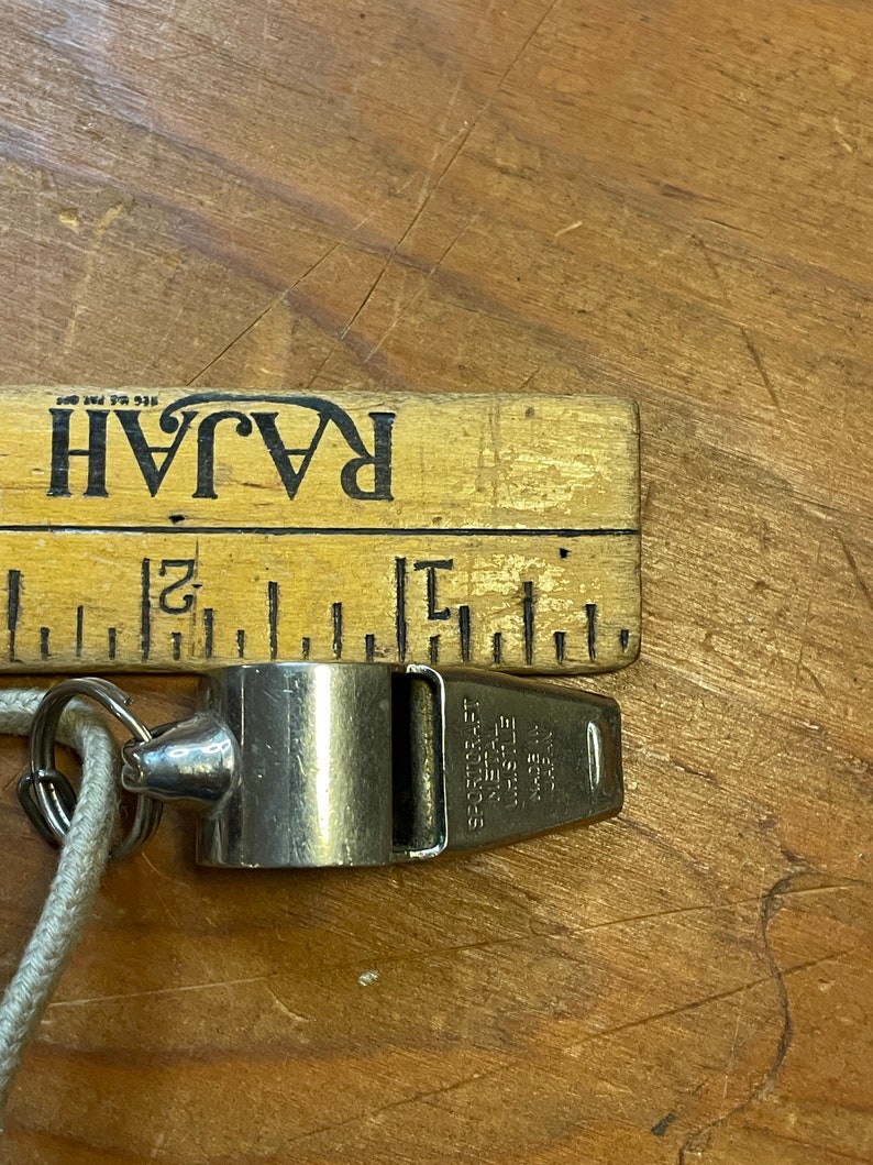 Sport Craft Metal Whistle on a String - Etsy