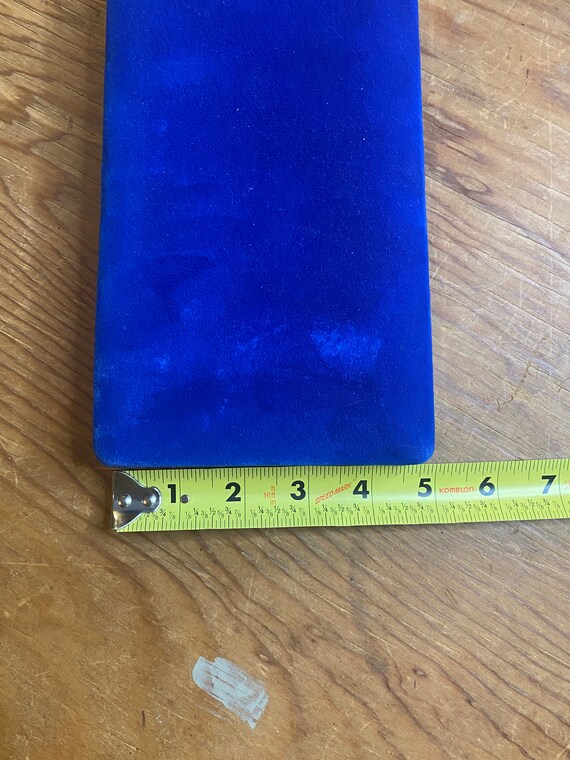 Royal Blue jewelry box dresser keepsake case family j… - Gem