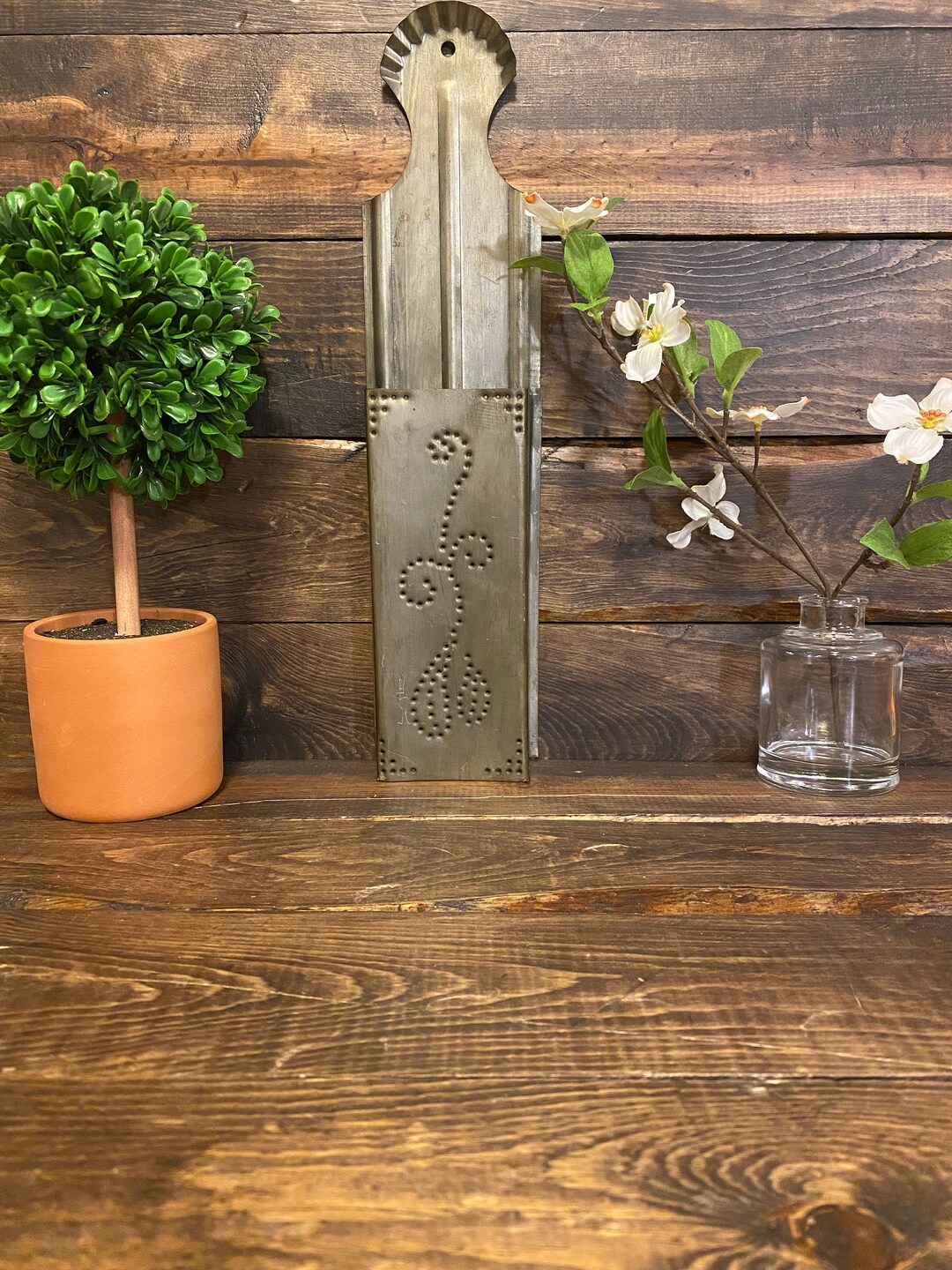 Matchstick Holder Metal Fireplace Cook Kitchen Stove Cooking Wall Decor ...