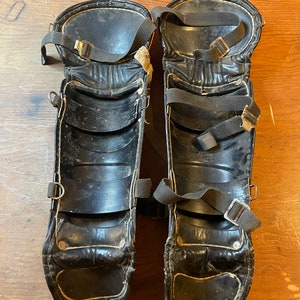 Vintage Catchers Shin Guards - Etsy