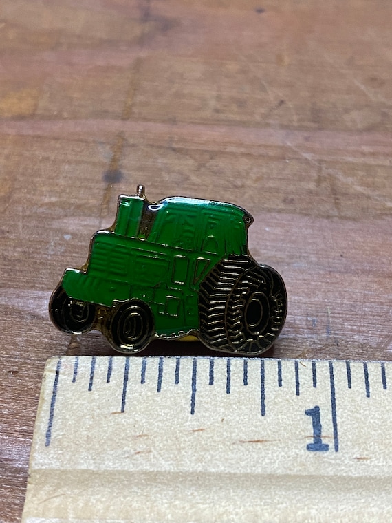 Pin green tractor farmer pin hat bibs pin farm Small … - Gem