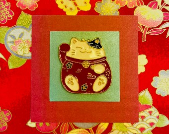 Cat Note Holder - Etsy