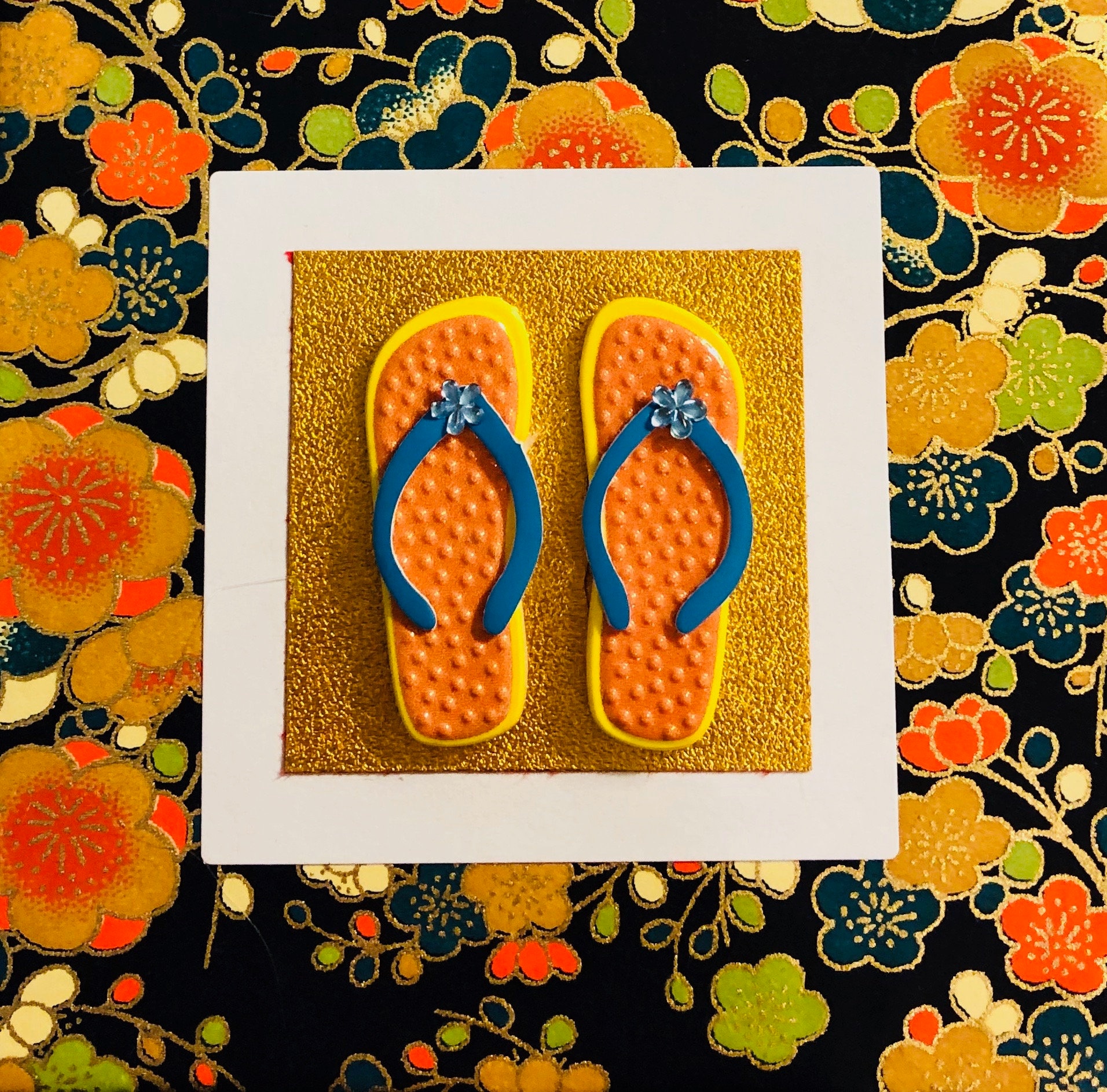 Flip Flop Fun~post It Note Holder - Etsy