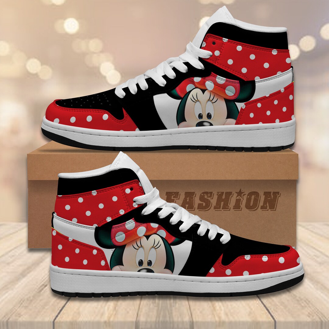 Mouse Sneaker Boots, Mouse Cartoon High Tops for Men Women, Mouse ...