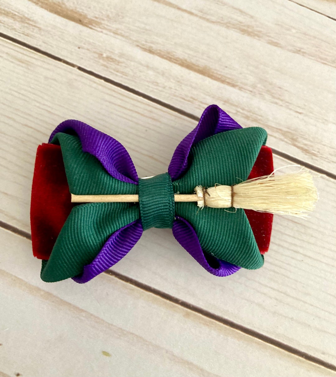 Hocus Pocus Inspired Hair Bow Hocus Pocus Pigtail Bow, Halloween Hair ...