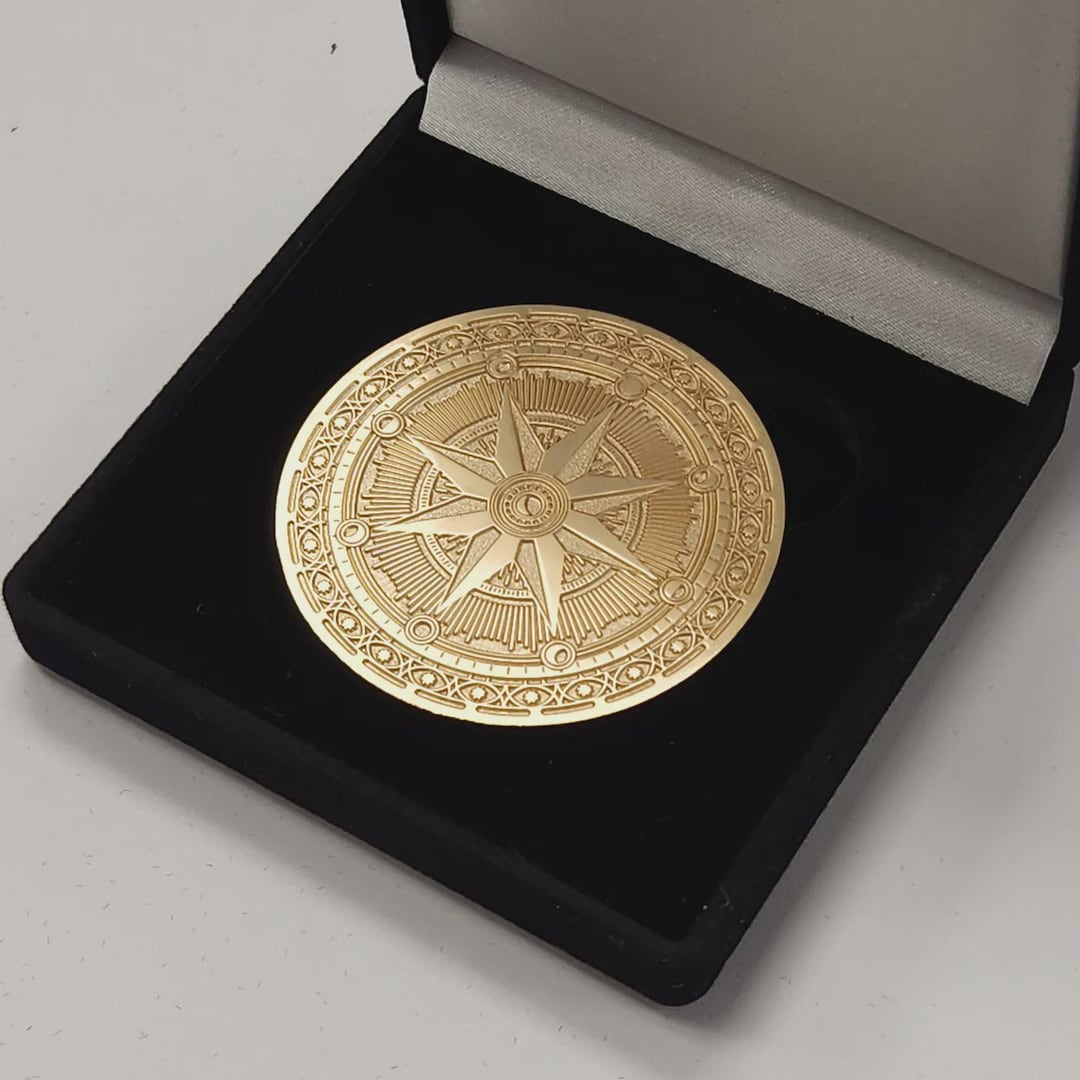 The Traitors Golden Metal Round Table Collectible Challenge Coin - Etsy