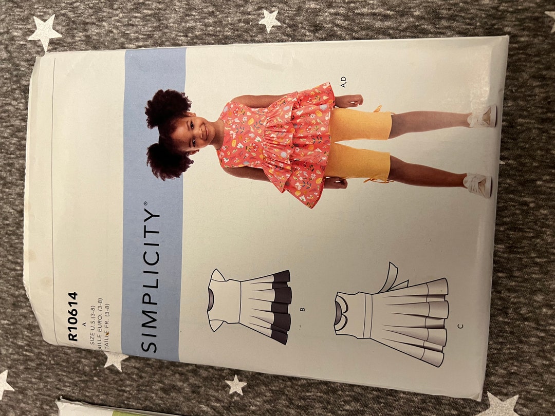 Simplicity Pattern S9254 Kids Size 3-8 - Etsy