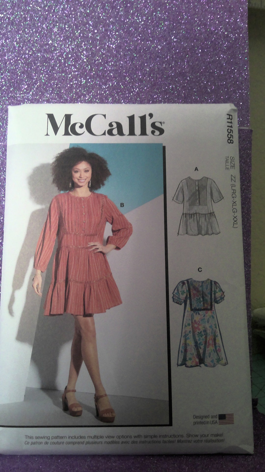 Mccalls Pattern M8230 Size Lrg-xxl - Etsy