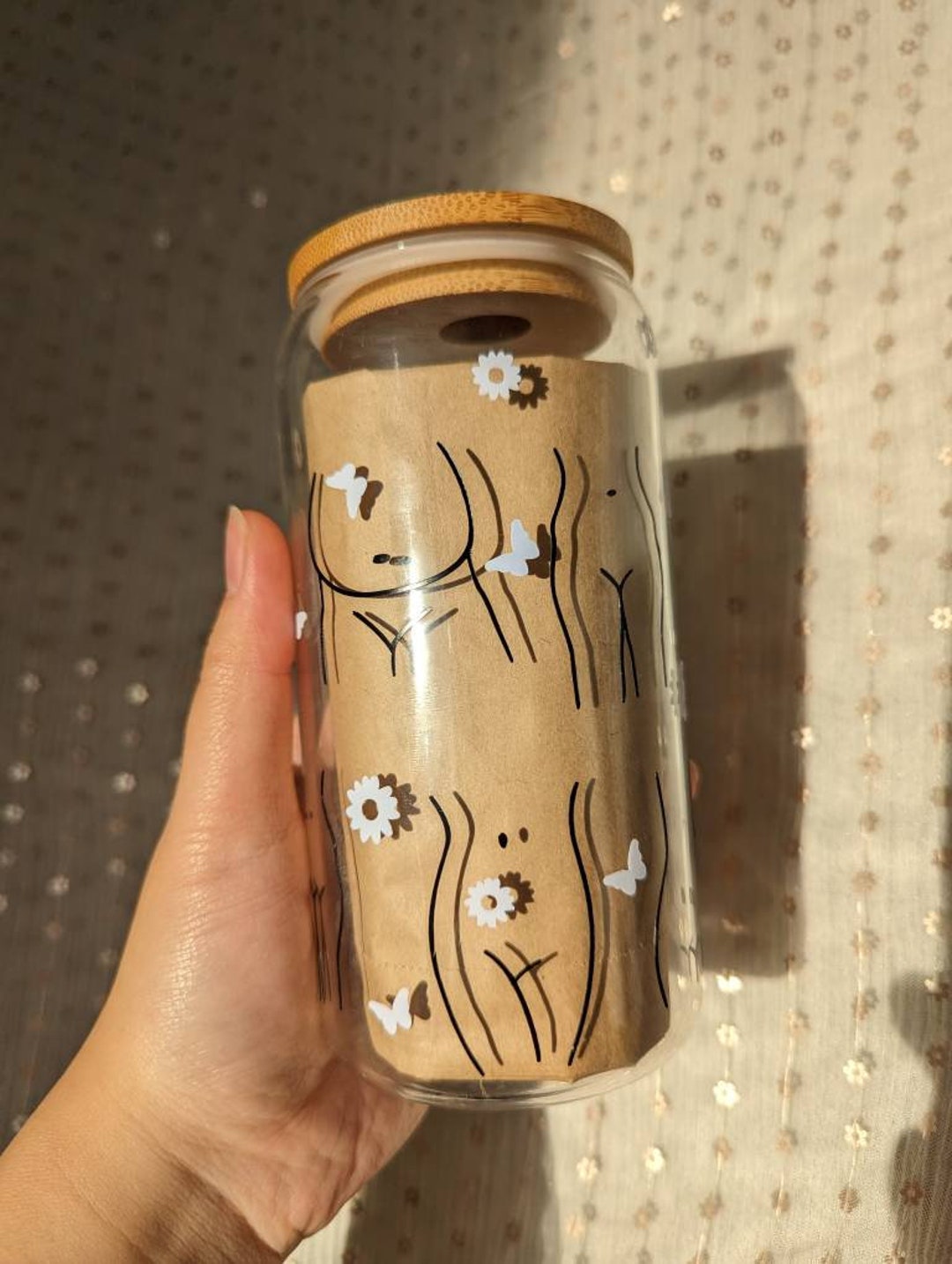 Coloring Changing Female Bodies Glass Mug Gift Coffee Mug Glass Mug ...